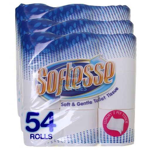 Softesse Soft & Gentle Toilet Tissues (54 Rolls) - Torbay Fruit Sales