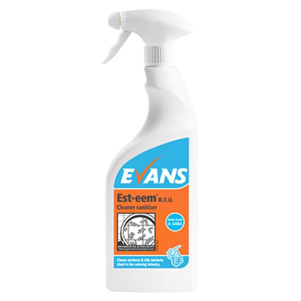 Evans Est-eem Cleaner/Sanitiser Spray (750ml) - Torbay Fruit Sales