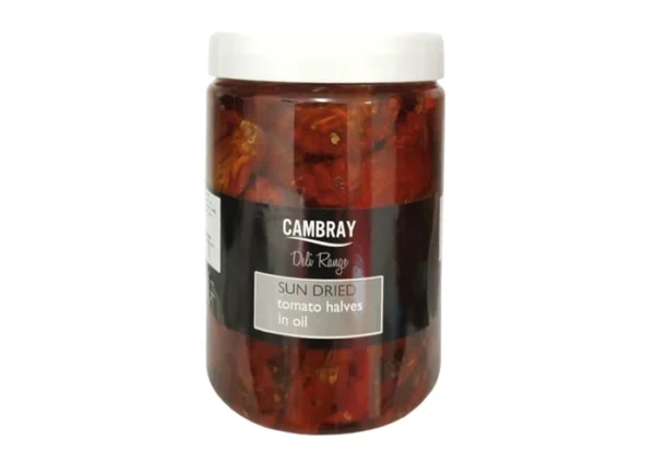 Cambray Sun Dried Tomato halves in Oil (1kg) - Torbay Fruit Sales
